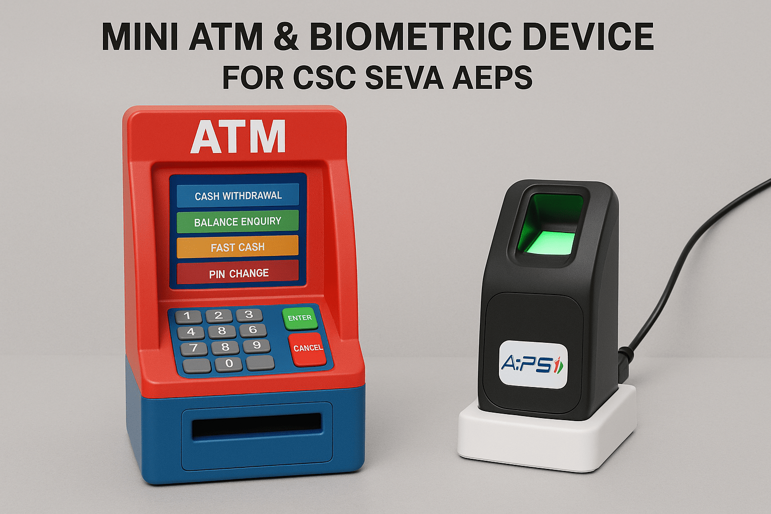 How to Buy Mini ATM and Biometric Device for CSC SEVA AEPS (at Low Cost) - Aeps Seva Blog