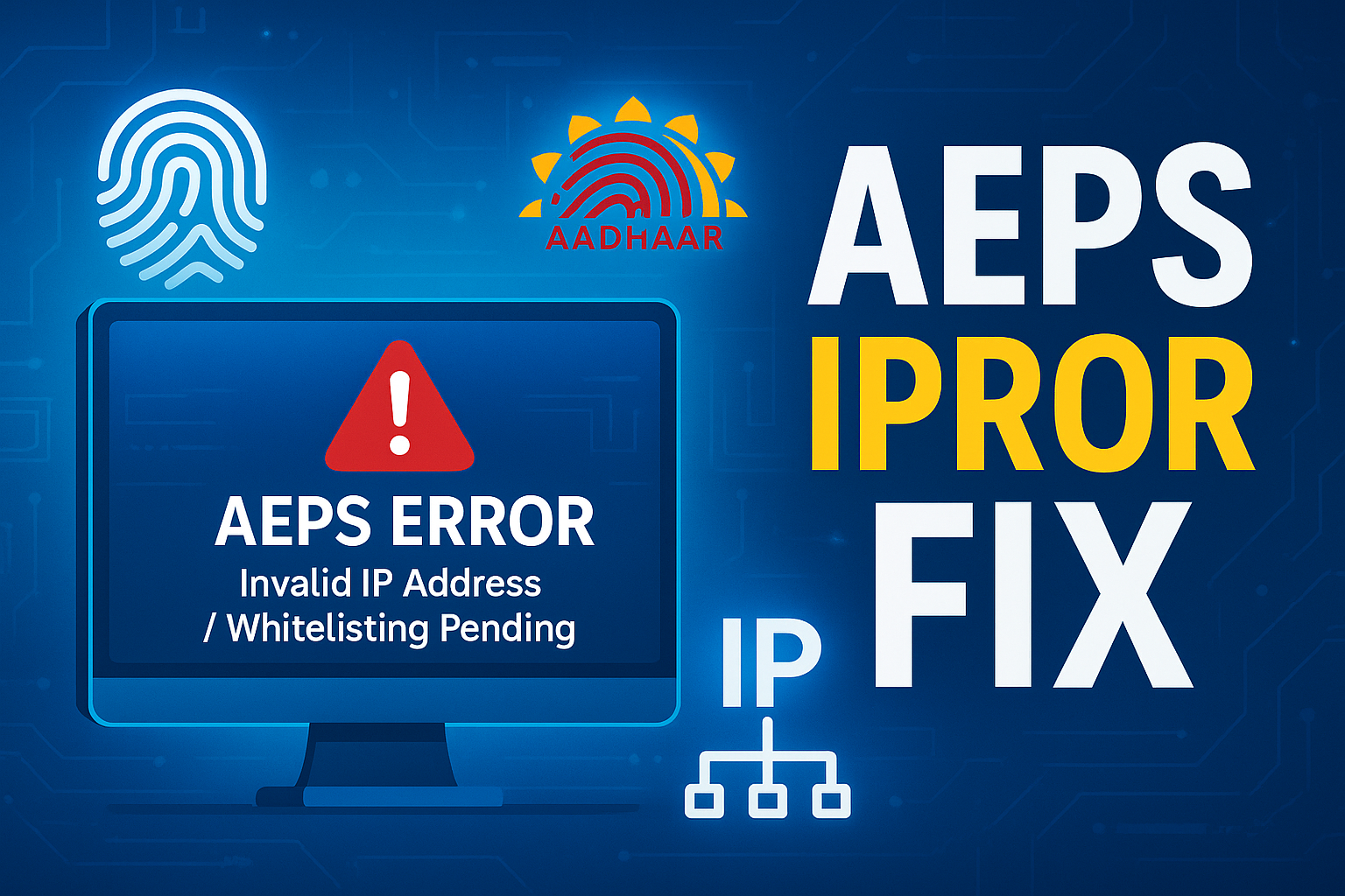 AEPS Error Code: Invalid IP Address or IP Whitelisting Is Pending ...