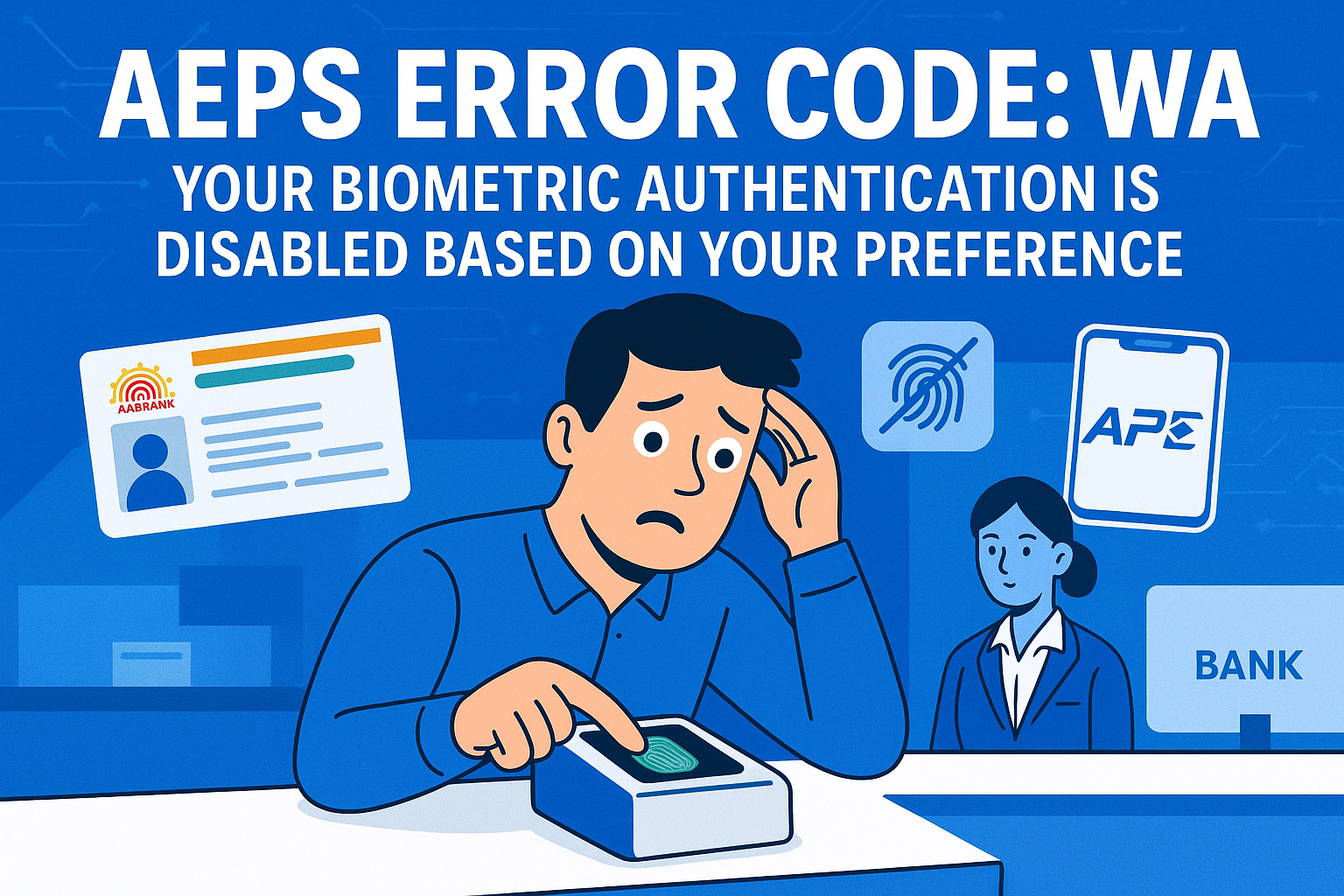 Aeps Error Code: WA - Your Biometric Authentication is Disabled Based ...