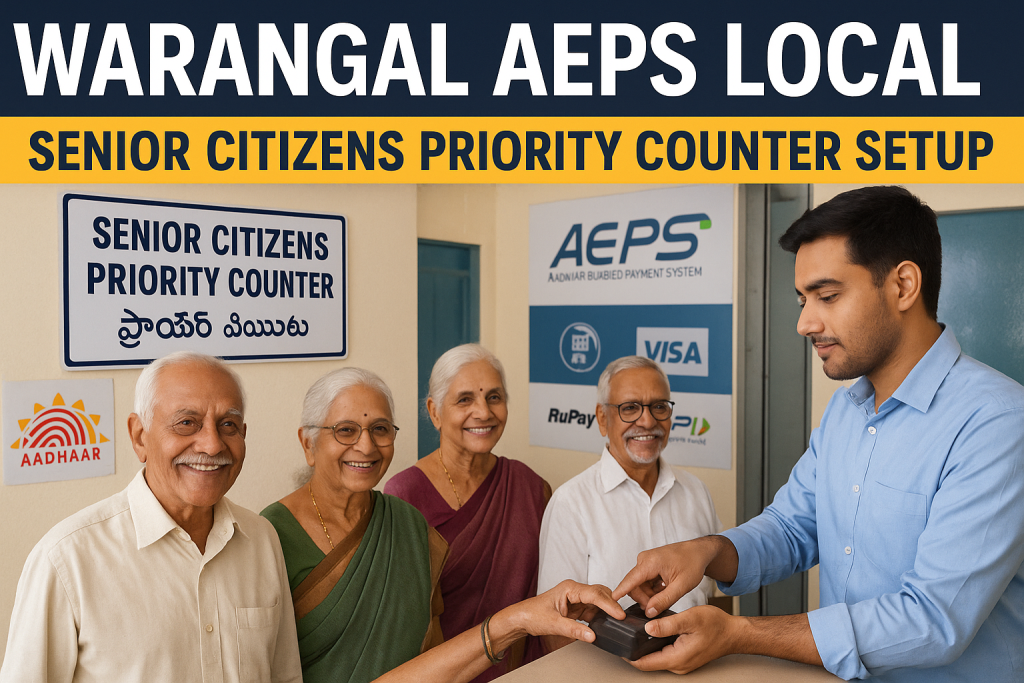 Warangal AEPS Local – Senior Citizens Priority Counter Setup: A ...