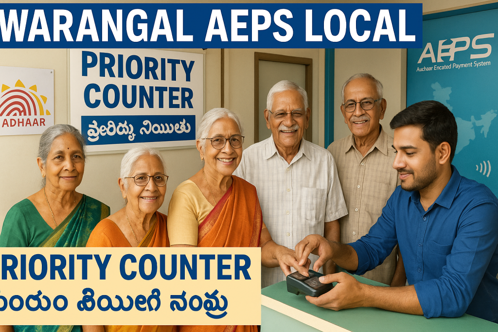 Warangal AEPS Local – Senior Citizens Priority Counter Setup: A ...