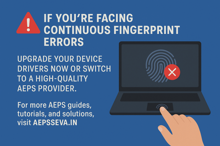 AEPS Fingerprint Not Matching Error – 7 Working Solutions (Mantra ...